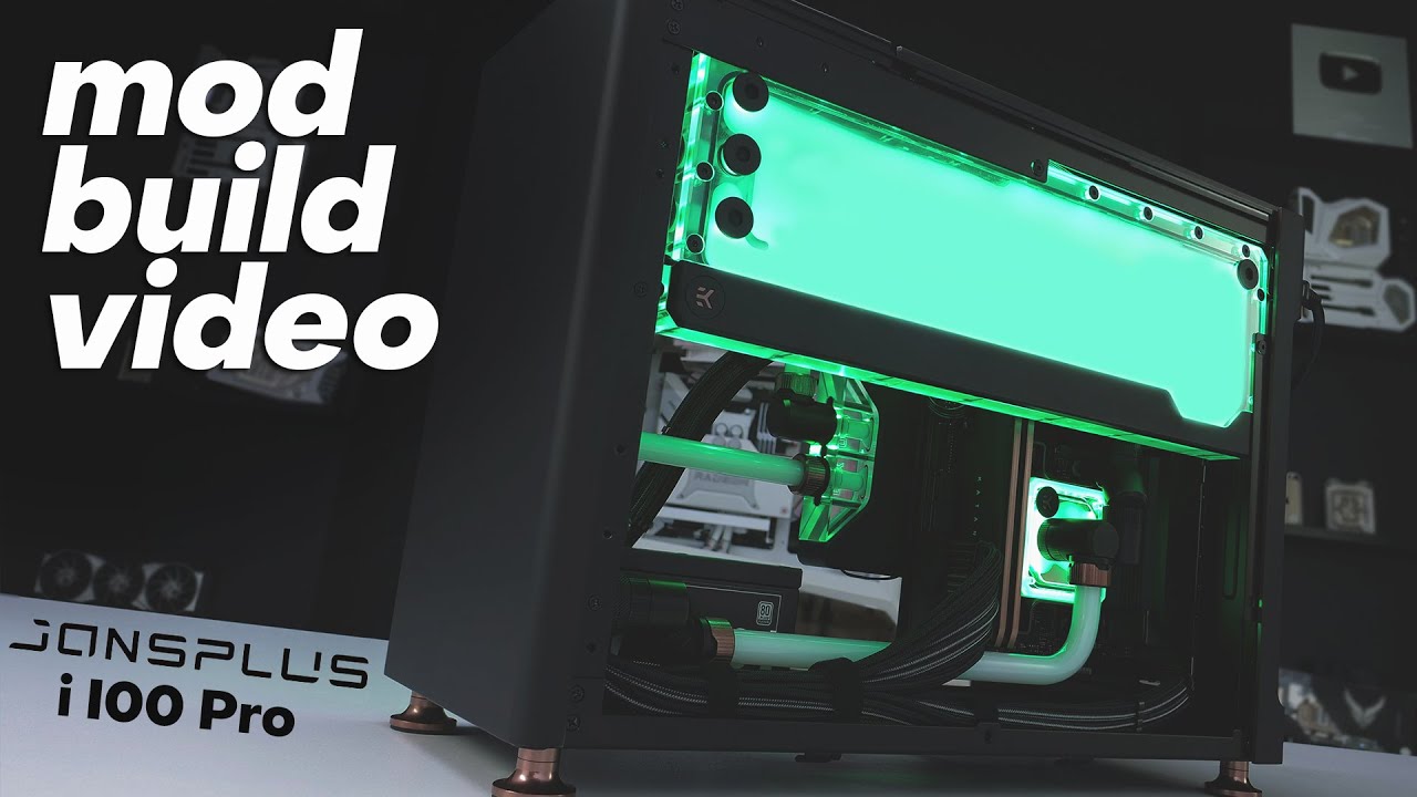 Jonsplus i100 Pro, BIG ITX - Mod Build Video + Temps - YouTube