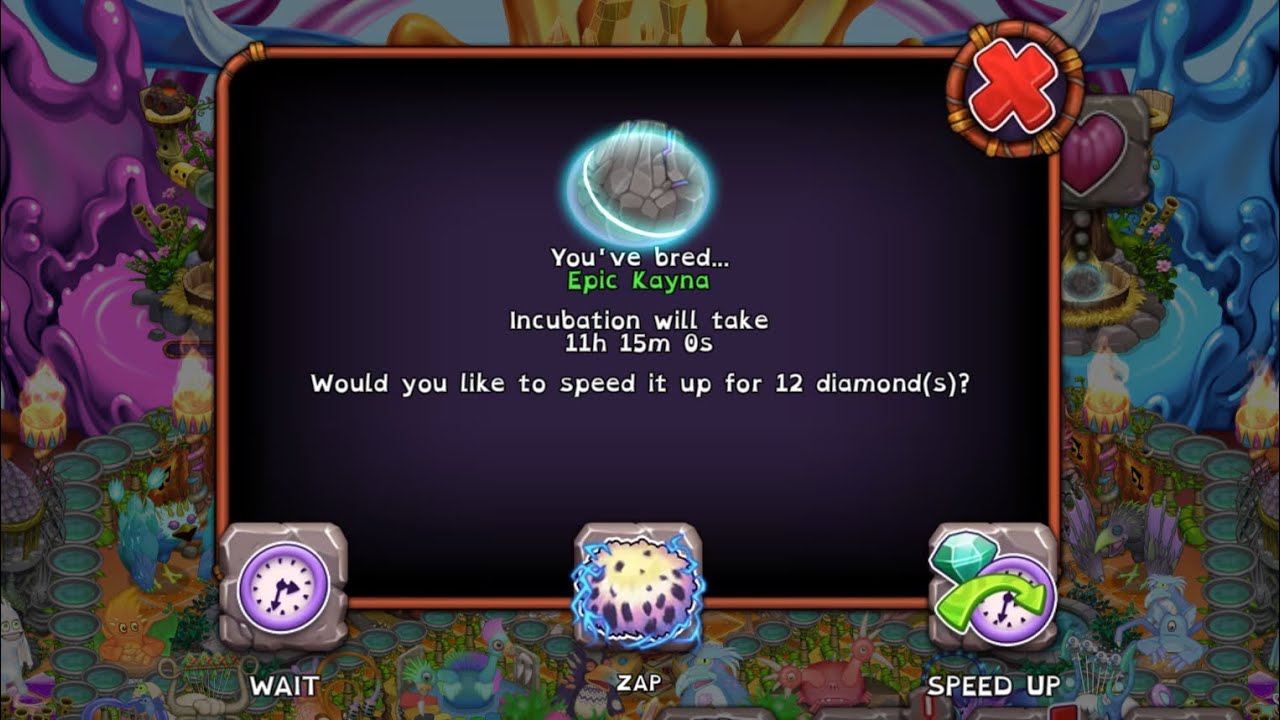 How to breed epic kayna on fire oasis in My Singing Monsters! - YouTube