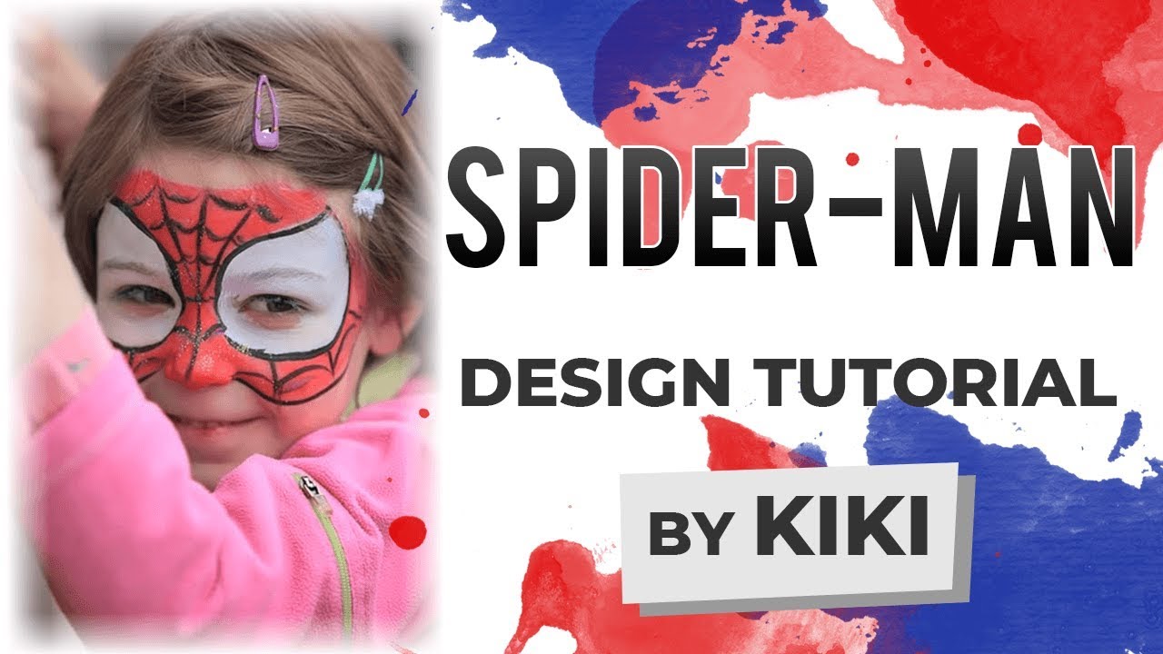 Spiderman Face Painting Tutorial - YouTube