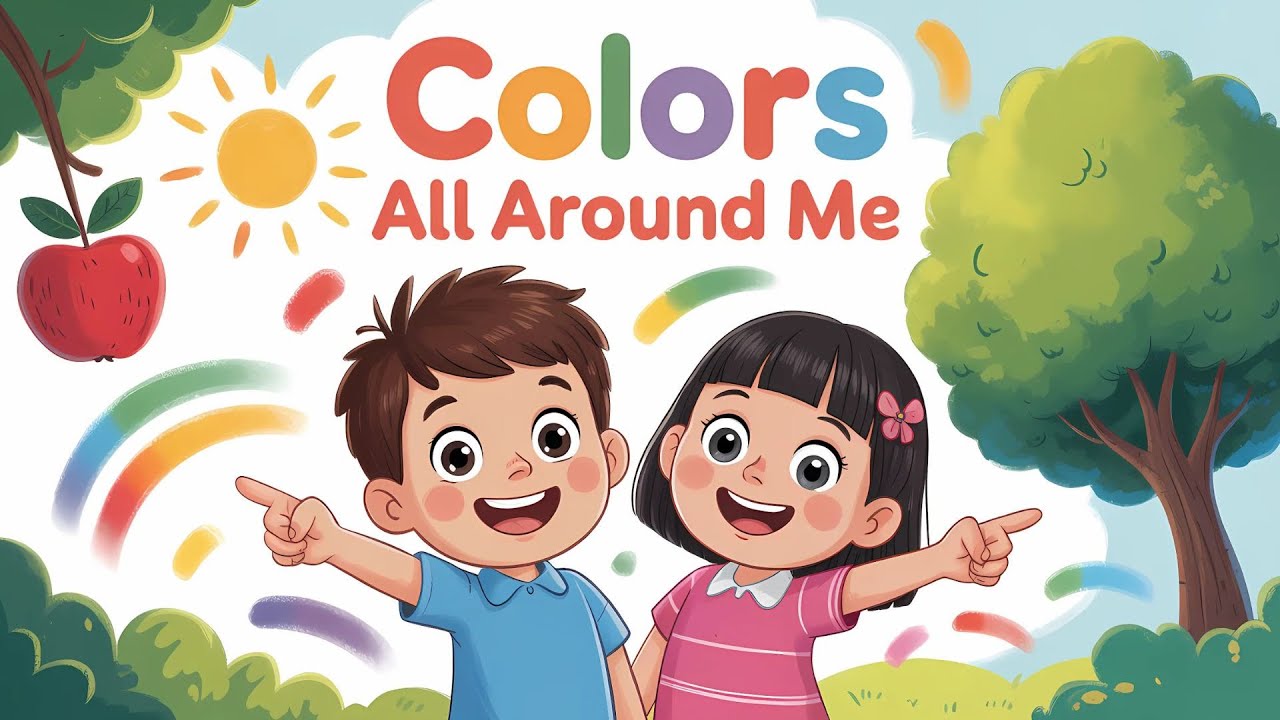 Colors All Around Me | Learn Colors Song for Kids | Vocabulary & Fun ...