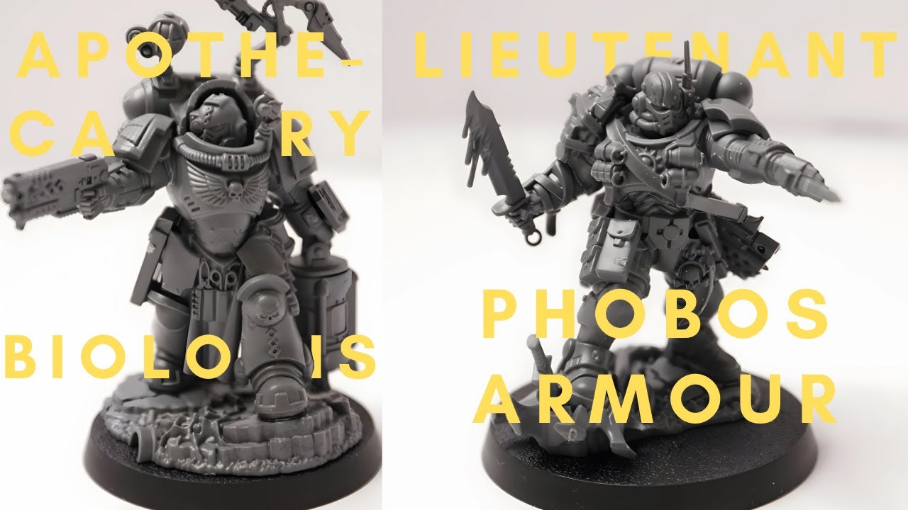 Apothecary Biologis & Lieutenant in Phobos Armour: Let's Build It - YouTube