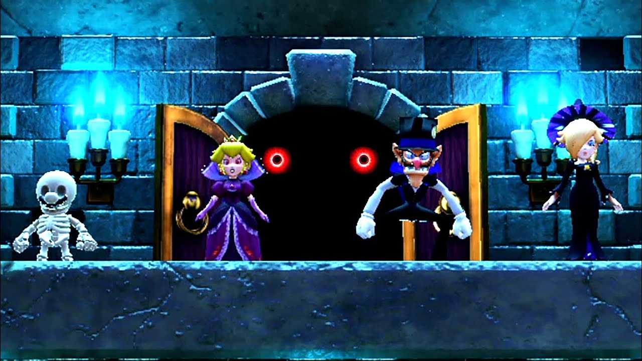 Mario Party Superstars - Spooky Minigames with Mario's Skeleton - YouTube