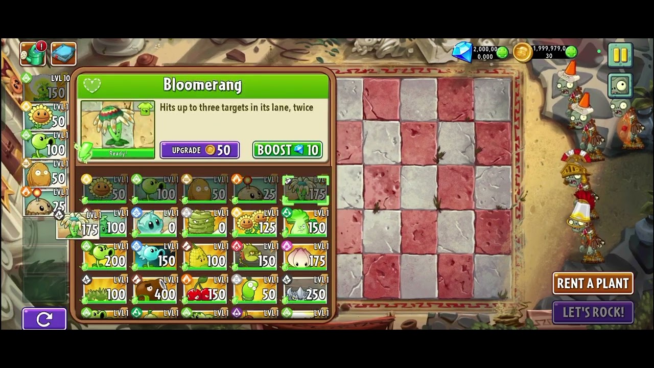 Roman world Leaked pvz 2 in a event - YouTube