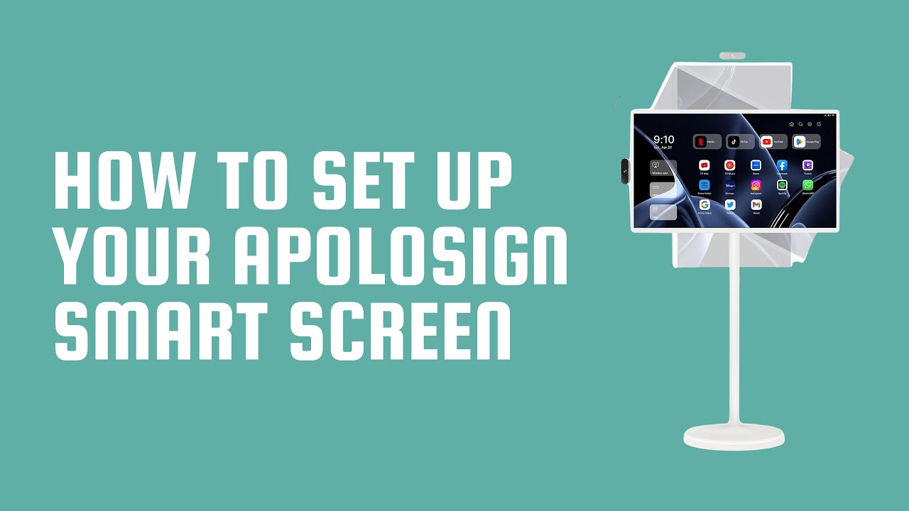 How to set up your Apolosign Smart Screen - YouTube