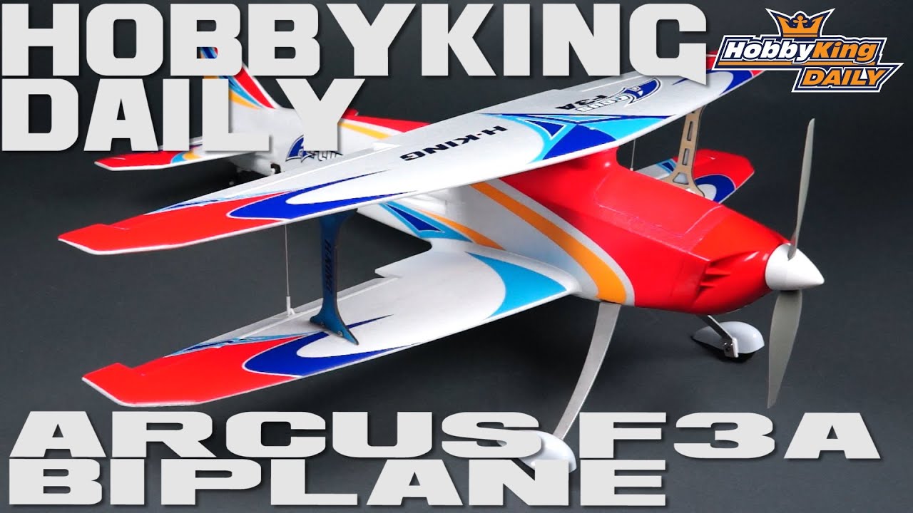 HobbyKing Daily - Arcus F3A Biplane - YouTube