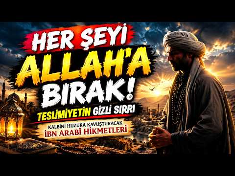 🌿 HER ŞEYİ ALLAH’A BIRAK! TESLİMİYETİN GİZLİ SIRRI: KALBİNİ HUZURA KAVUŞTURACAK İBN ARABÎ HİKMETLERİ
