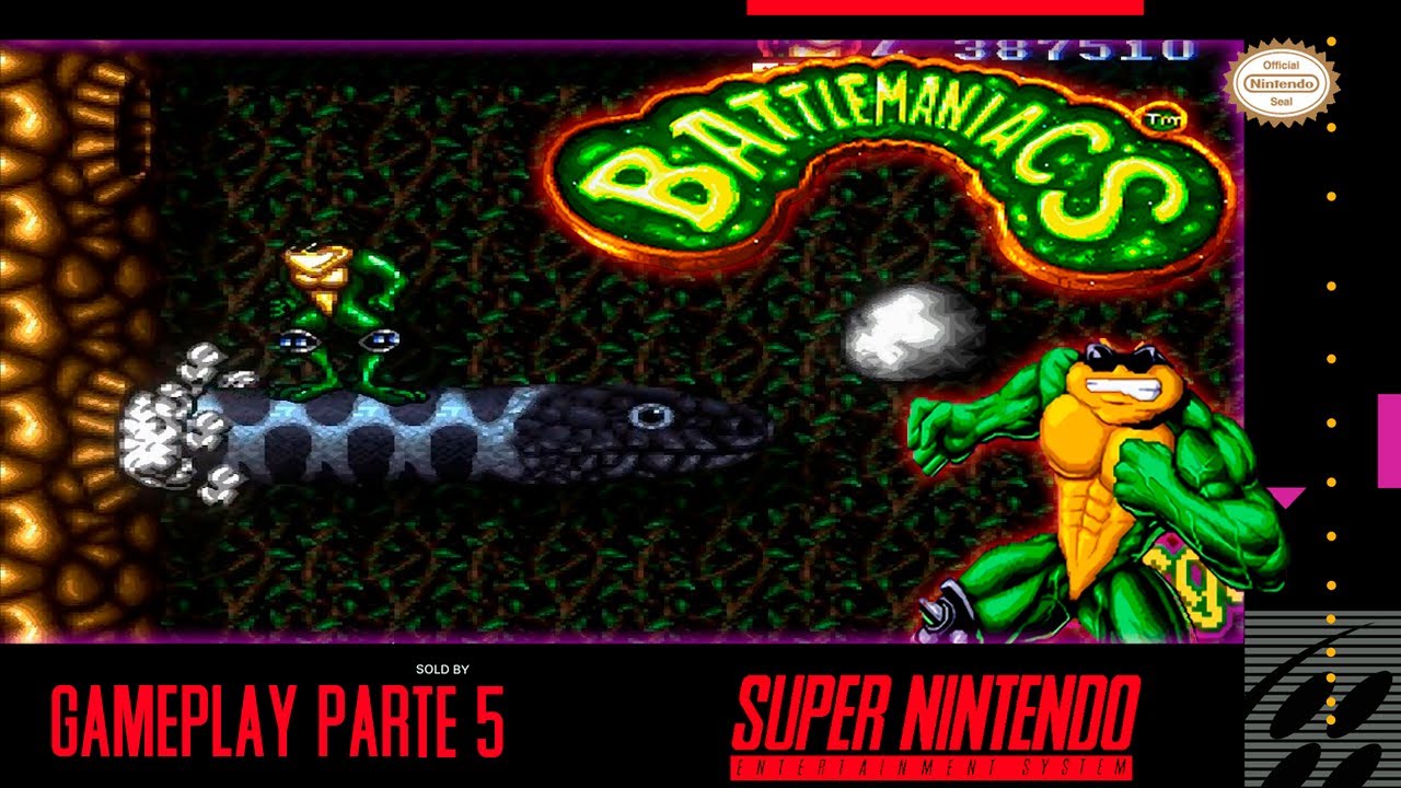 Battletoads in Battlemaniacs Parte 5 || 720P + 60FPS + SHADERS || #snes ...