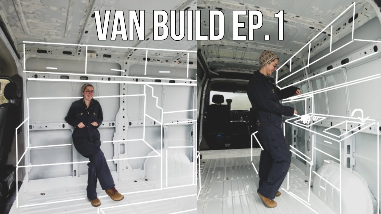 Builders Van to Camper Van Ep.1 - Van Conversion - vinyl sticker ...