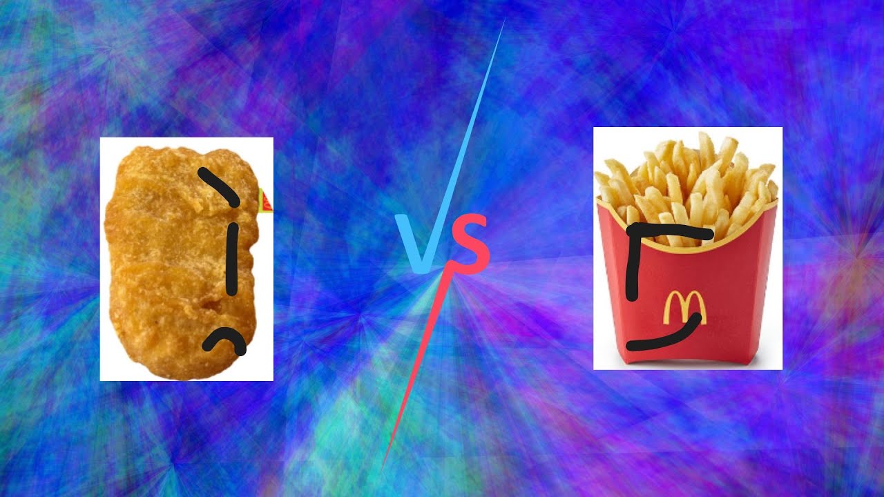 chicken nuggets vs fries part 1 - YouTube