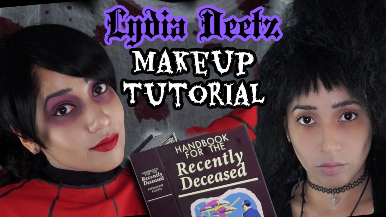 Lydia Deetz Makeup Tutorial - YouTube