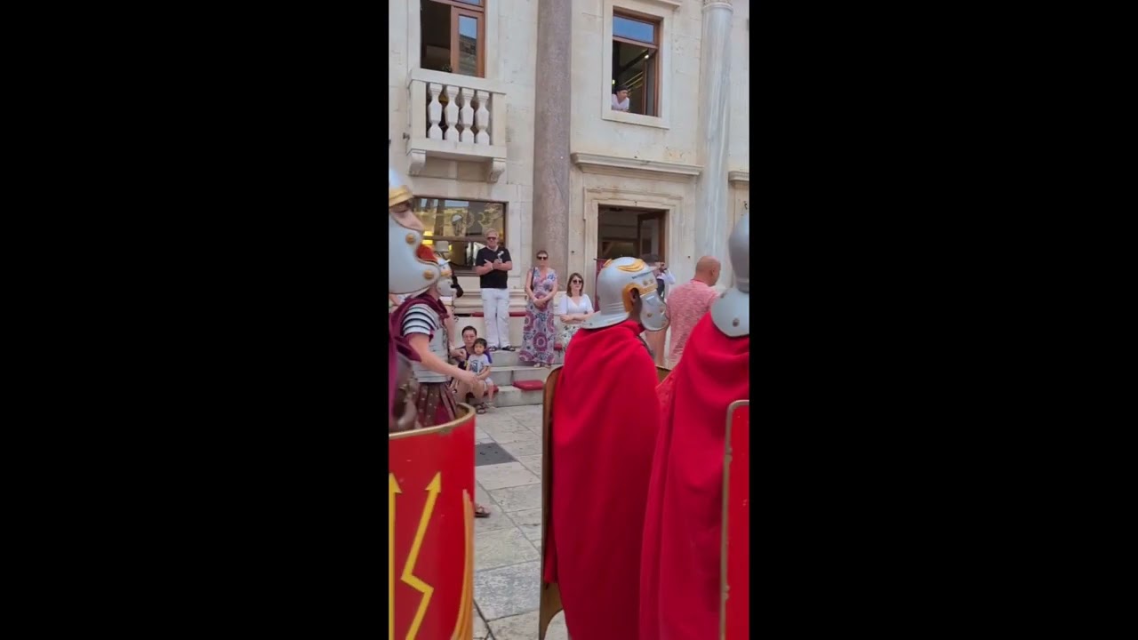 Change of Diocletian's Roman Guard in #SplitCroatia - YouTube