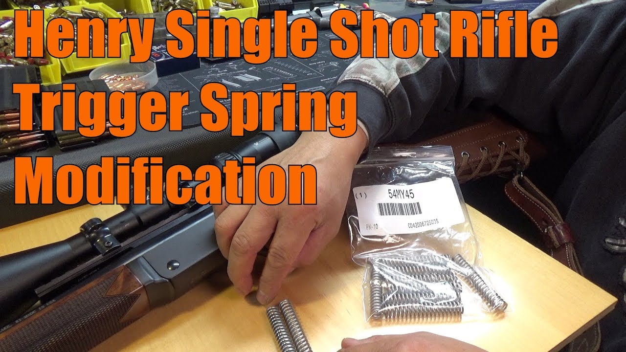 Henry H015 45-70 Single Shot Rifle Modification to the Hammer Spring ...