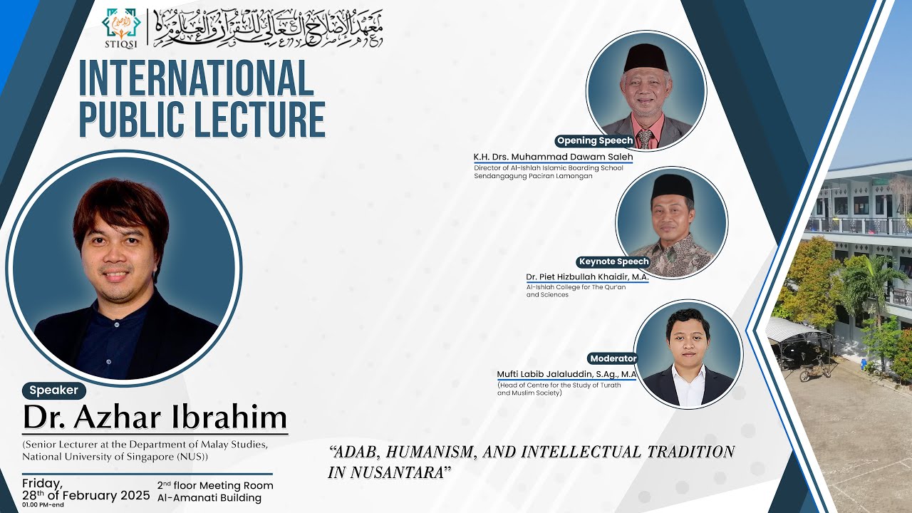 INTERNATIONAL PUBLIC LECTURE | Speaker : Dr. Azhar Ibrahim - The ...