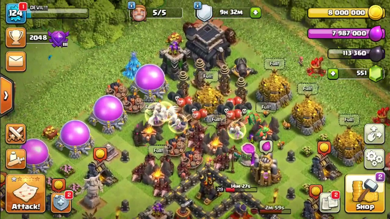 MAXING OUT TH9 | FULL MAXED TH9 | DS Gaming Center - YouTube