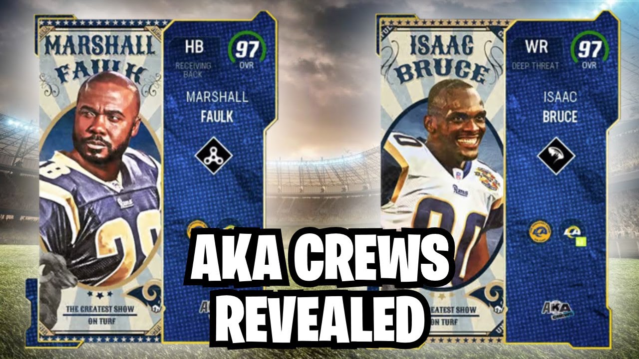 AKA Crews Revealed!! Marshall Faulk,Isaac Bruce, and Okoye Coming To ...