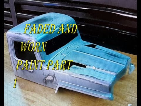 How to do a faded and worn out paint job on lexan. How to do rust ...