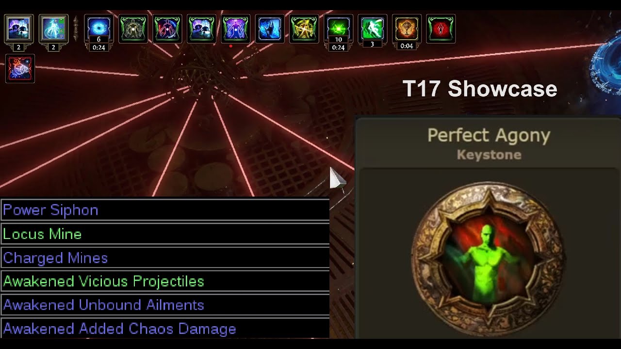 [ POE 3.25 ] Perfect Agony Power Siphon Locus Mines Poison Trickster ...