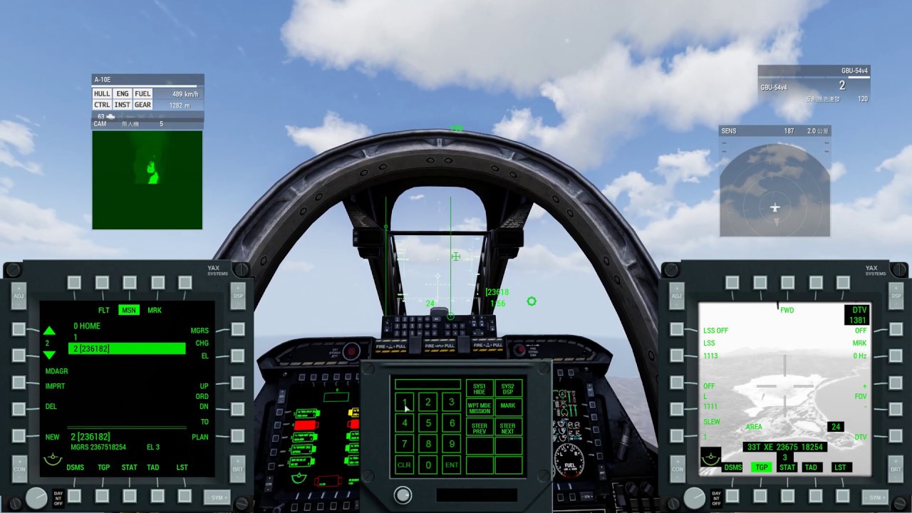 [YenLin801215 直播台頻道]ArmA 3 ITC Air system測試STPT座標點設置與目標打擊、導入MicroDAGR標定 ...