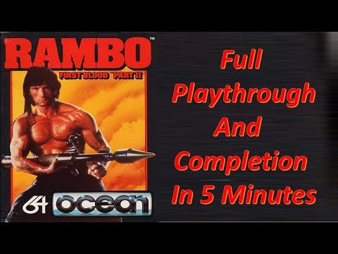 Commodore 64 : Rambo First Blood Part II Full Playthrough - YouTube