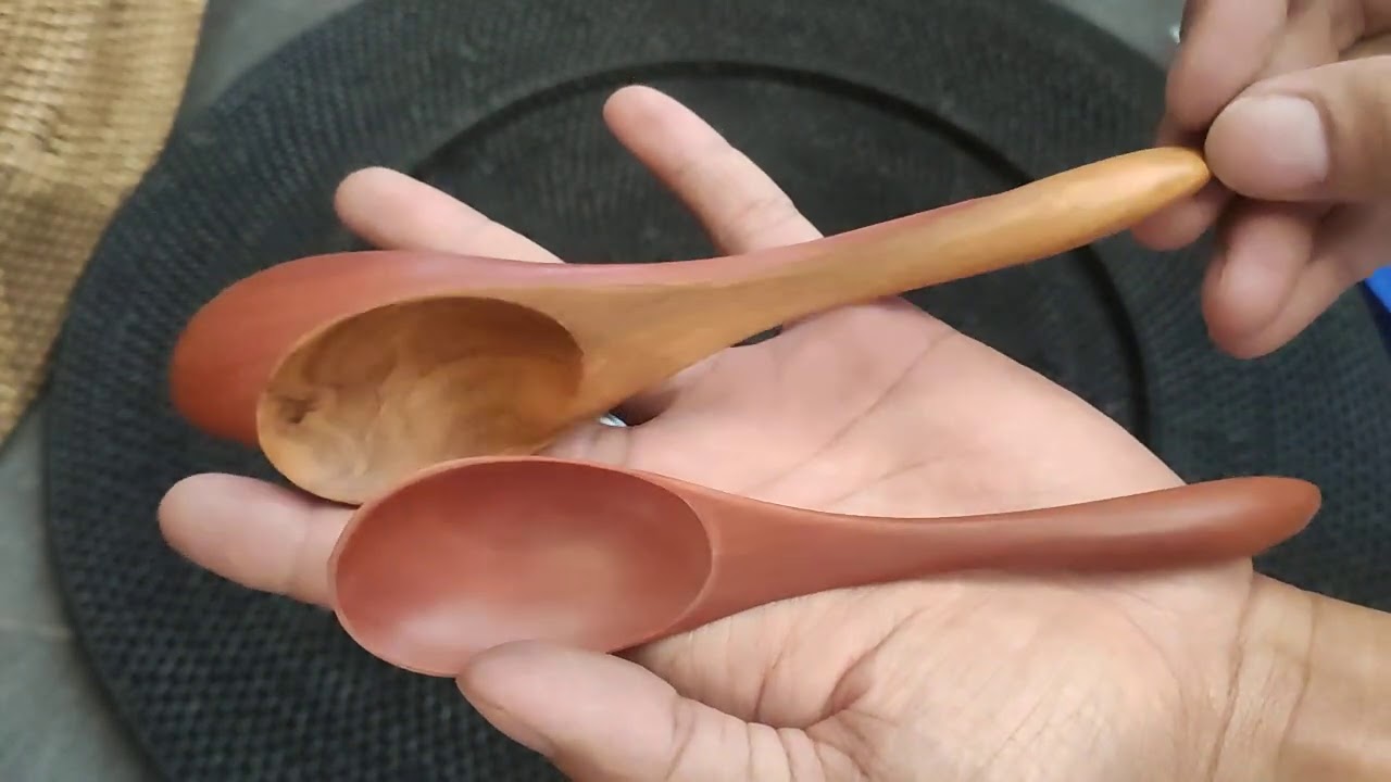 Sendok Kayu/wood soup Spoon/wood Spoon WS-S172 - YouTube
