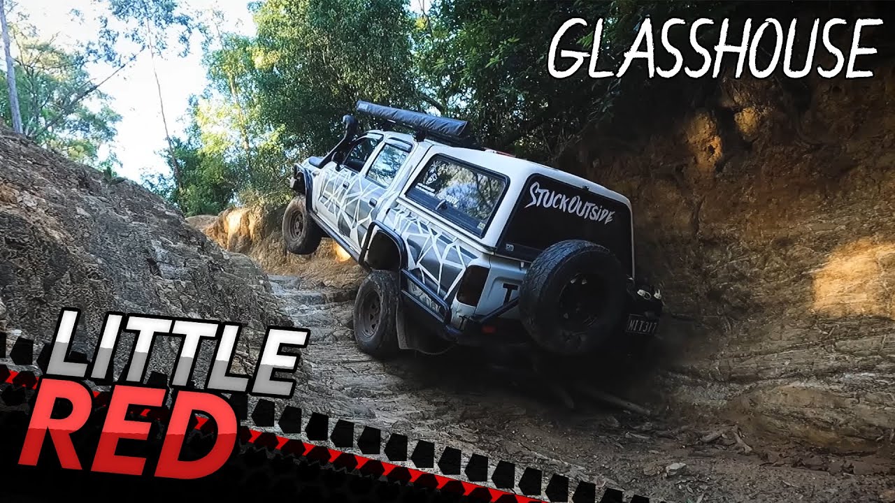 Little Red Glass House Mountains 4x4! - YouTube