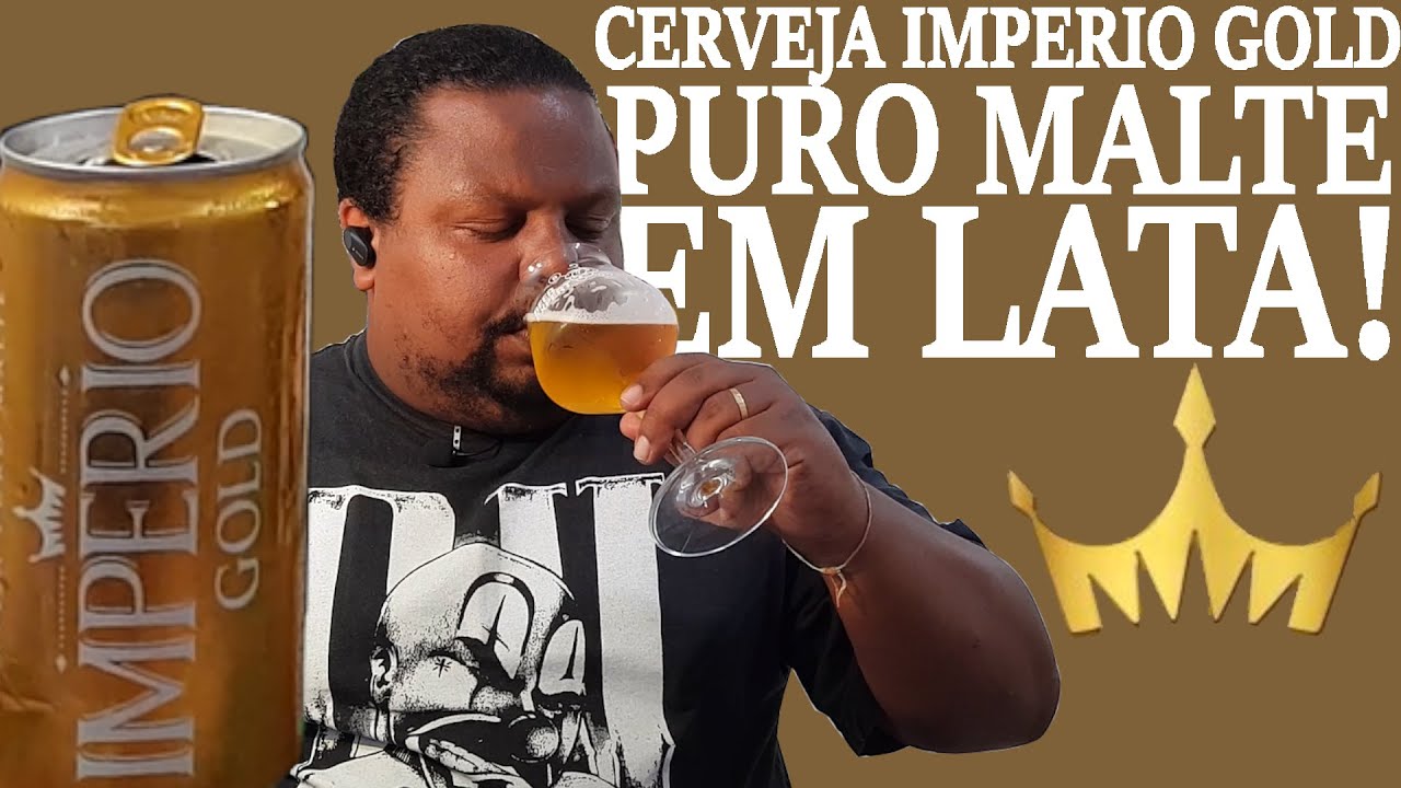 CERVEJA IMPERIO GOLD PURO MALTE EM LATA! - YouTube