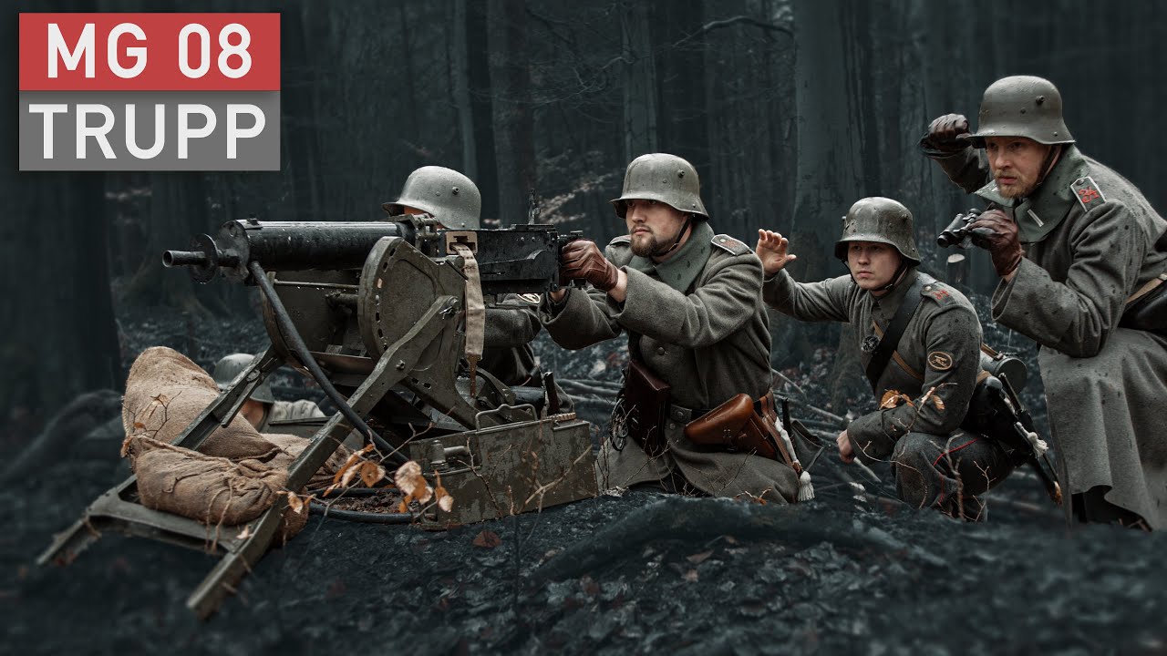 MG08 & Maschinengewehr Trupp erklärt! (ERSTER WELTKRIEG) - YouTube