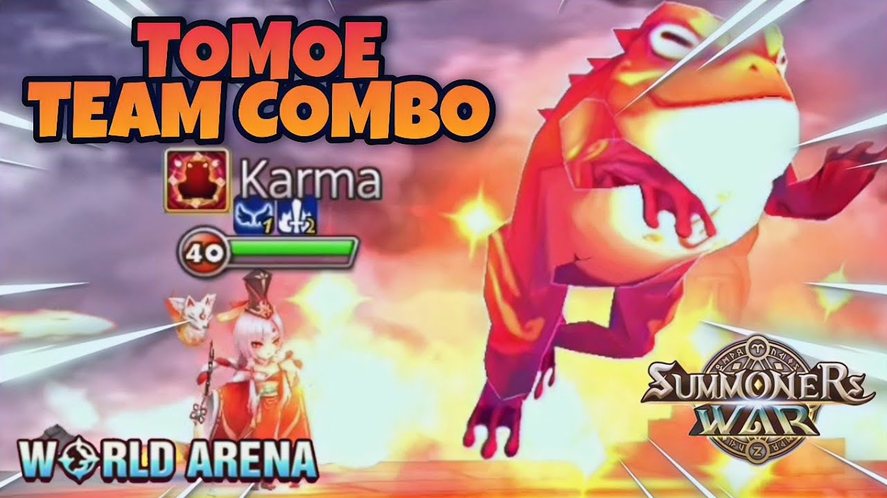 Tomoe Team Combo in World Arena Ep. 2 - Summoners War - YouTube