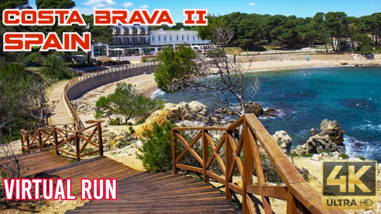 Virtual Run | Stunning Oceanside Path | Costa Brava Spain | Treadmill Workout #047 - YouTube