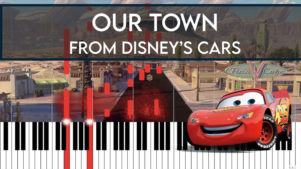 Our Town (from Cars) | Piano Tutorial Chords - Chordify