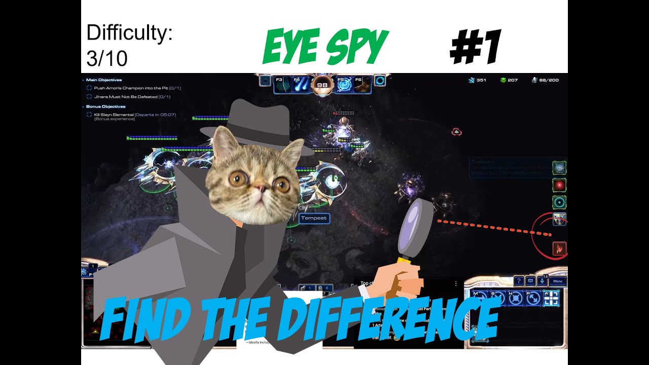 Eye Spy #1 - Can you find the difference? - YouTube