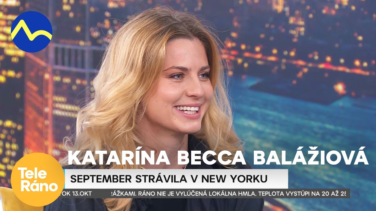 Becca vylepšila svoju angličtinu v New Yorku | Teleráno - YouTube