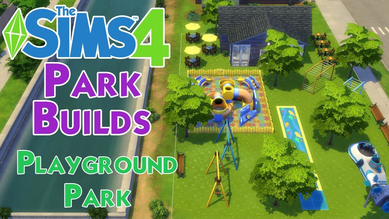 Playground Park (Sims 4 Park Build) - YouTube