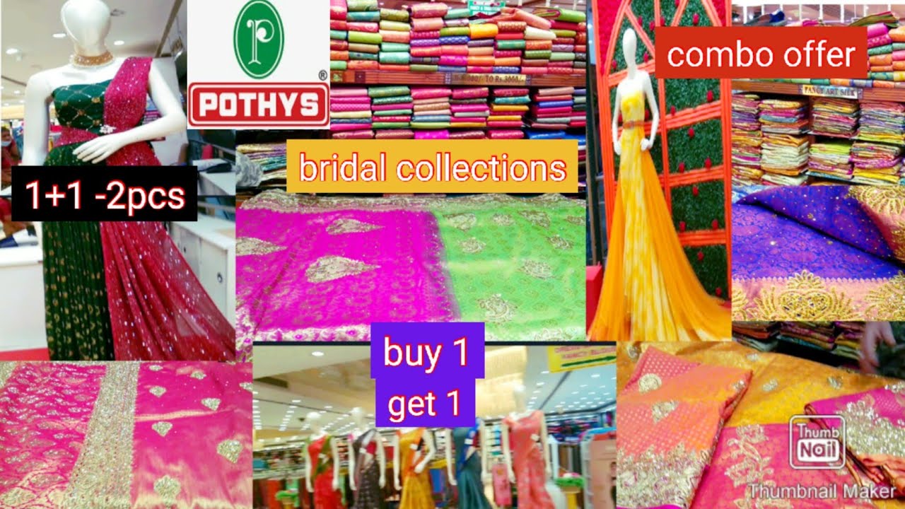 pothys 50% discount function wedding bridal wears collections offer ...