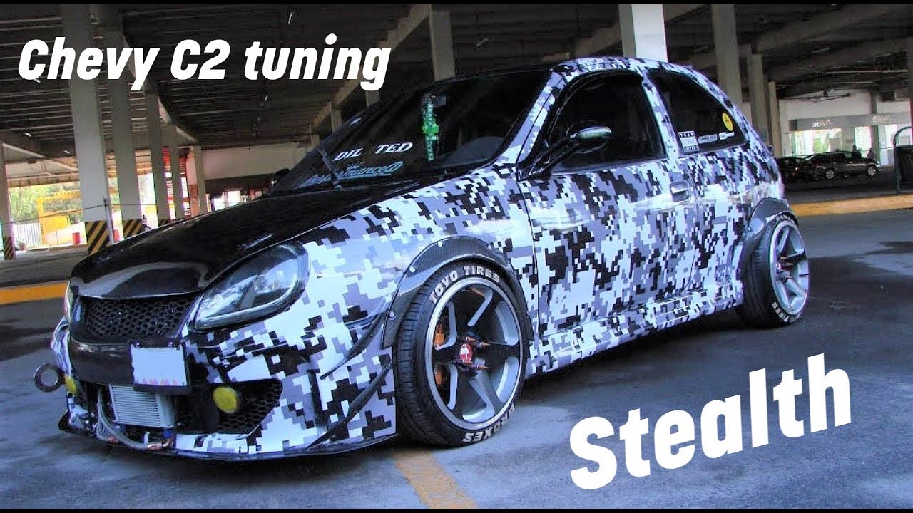 Chevy C2 2007 tuning, un modelo ¡modelito muy extremo! - YouTube
