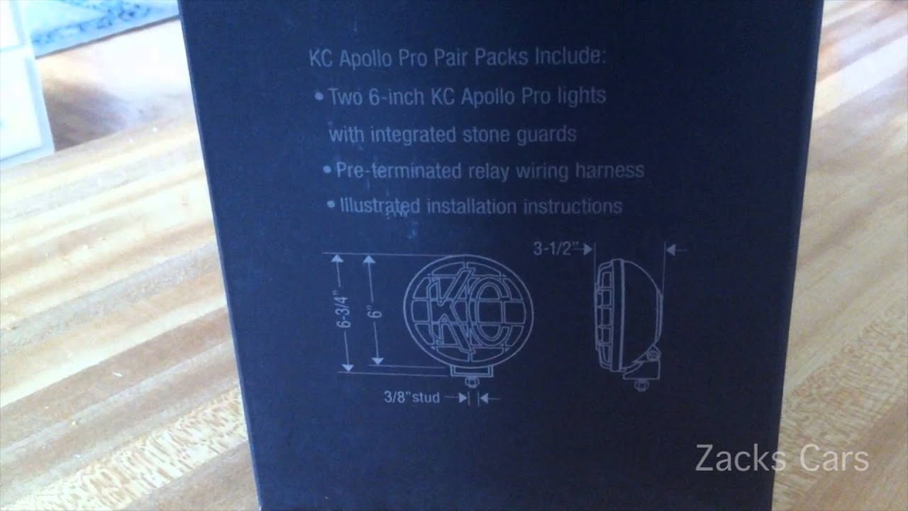 Apollo Pro KC Lights Unboxing - YouTube