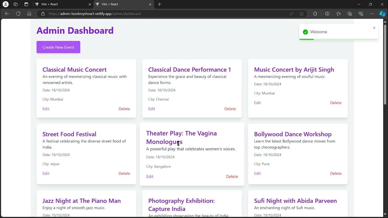 BookMyShow-Simple Clone | Mern Stack Project | Full Stack | RazorPay Integration | Web-Dev - YouTube