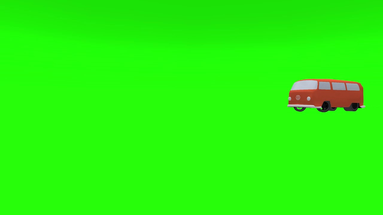 Green Screen Clips - Kombi Van 2 - YouTube