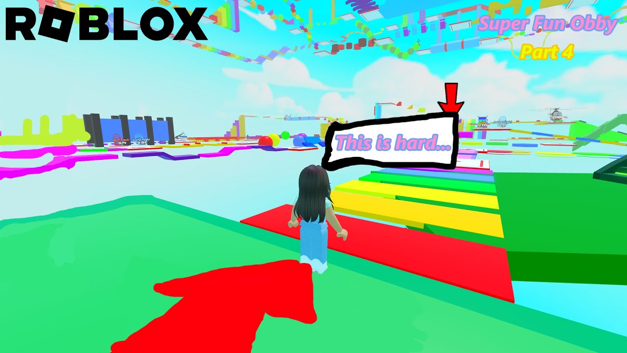 Roblox Super Fun Obby has lots of stages! ~ PART 4 ~ - YouTube