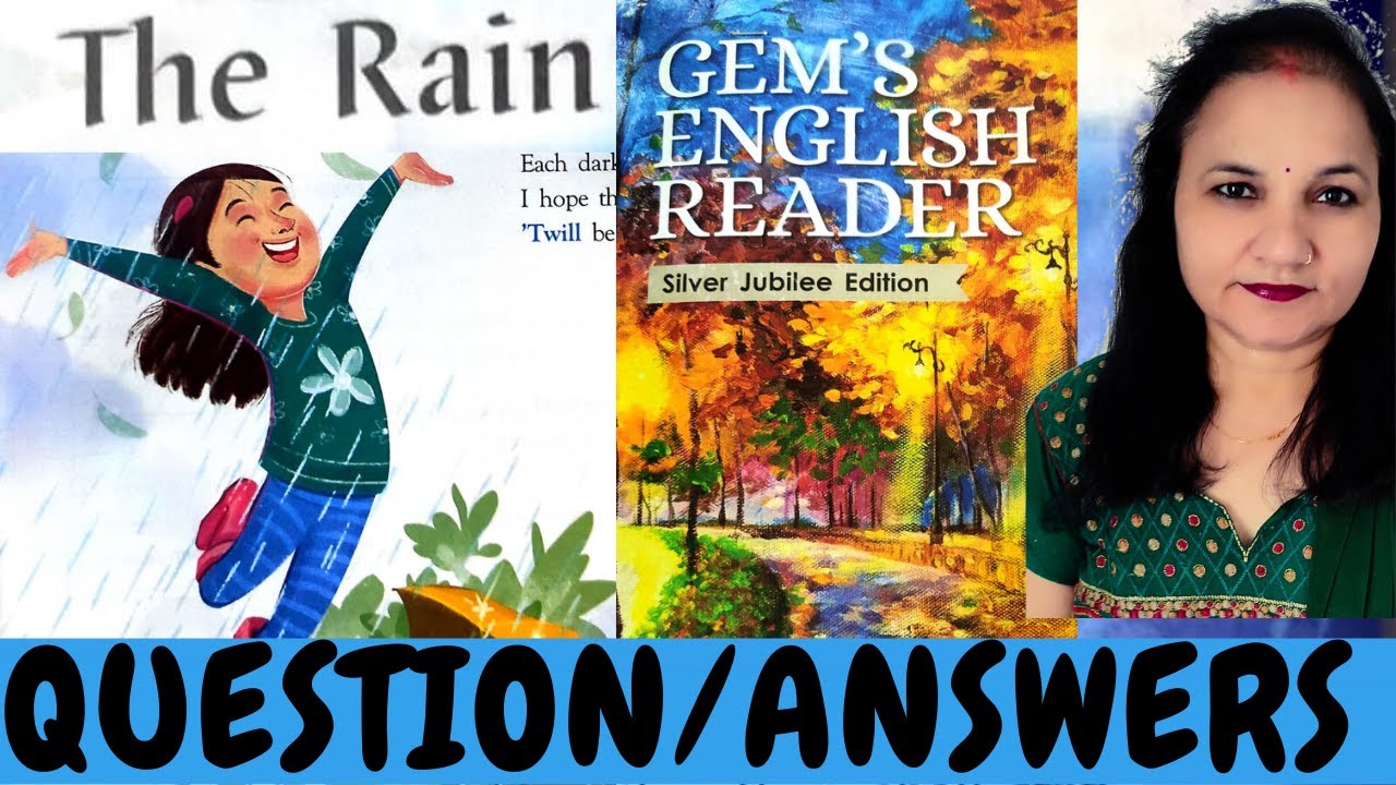 The Rain | Poem | Exercises | Grade 4 | Gem's English Reader - YouTube