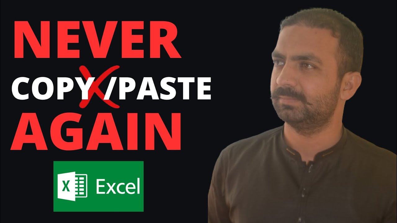 Excel Copy Paste Hack | Save Your 3X Time with this Hack #majidali # ...