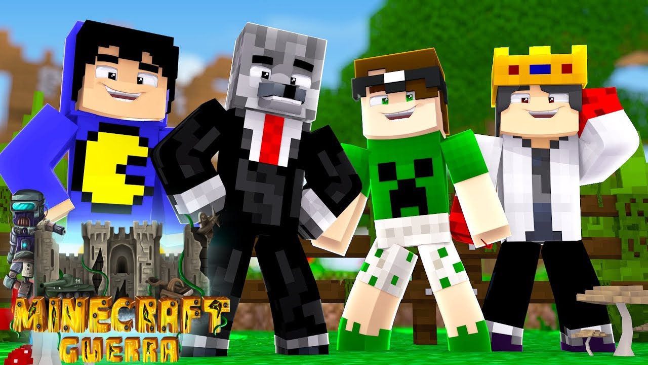 Minecraft Guerra - NOVA SERIE ft. YOUTUBERS - YouTube