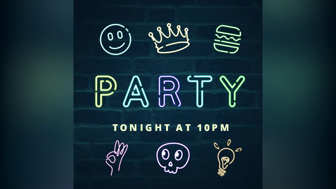 Animated Neon - Social Media Kit (+Bonus Font) - YouTube