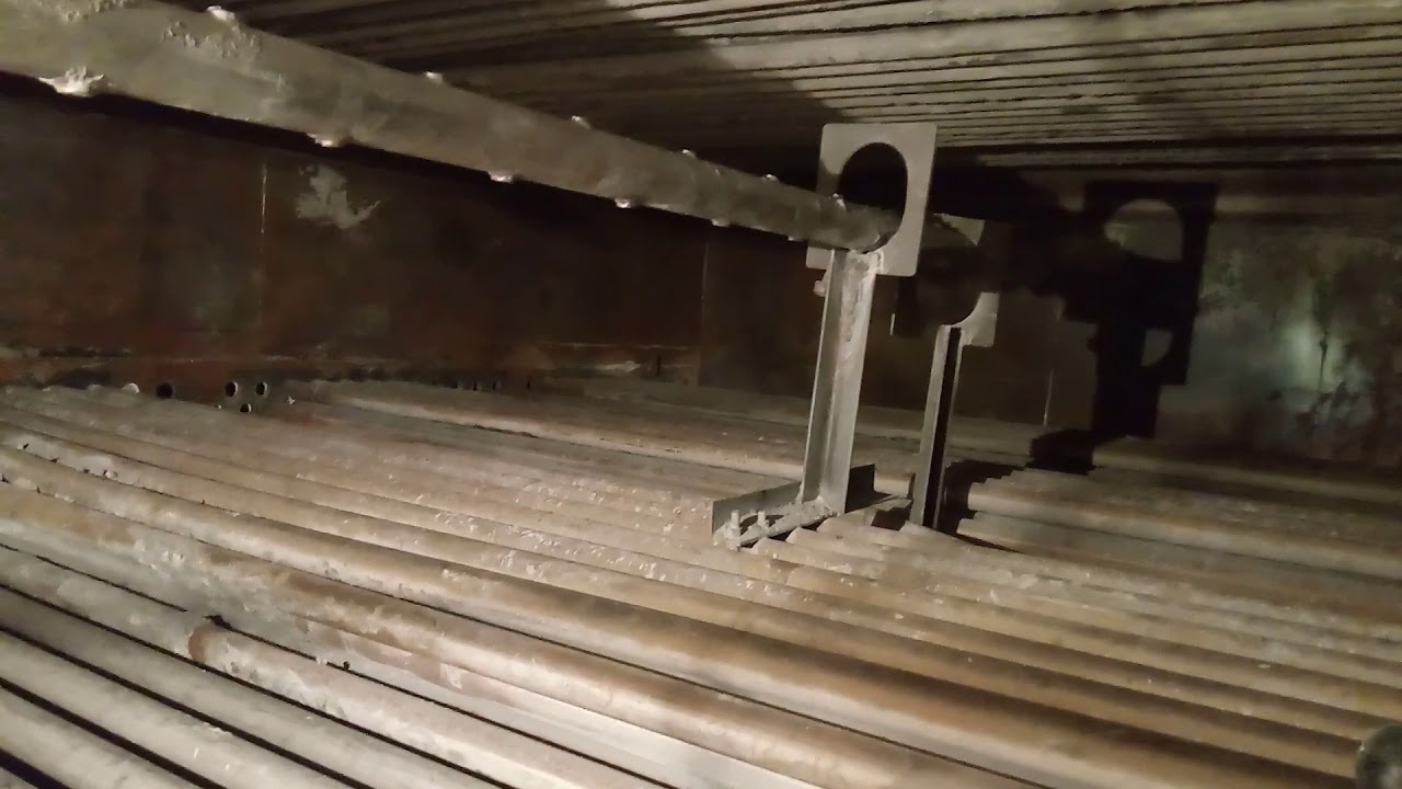 Soot blower line internal video in economiser - YouTube