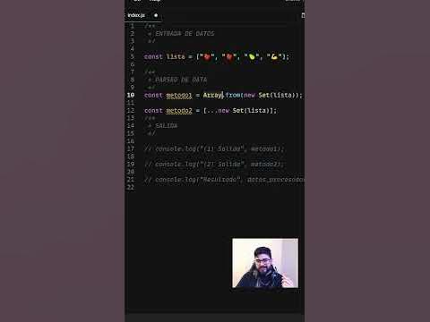 🔵 Remover valores duplicados de un array en Javascript - YouTube