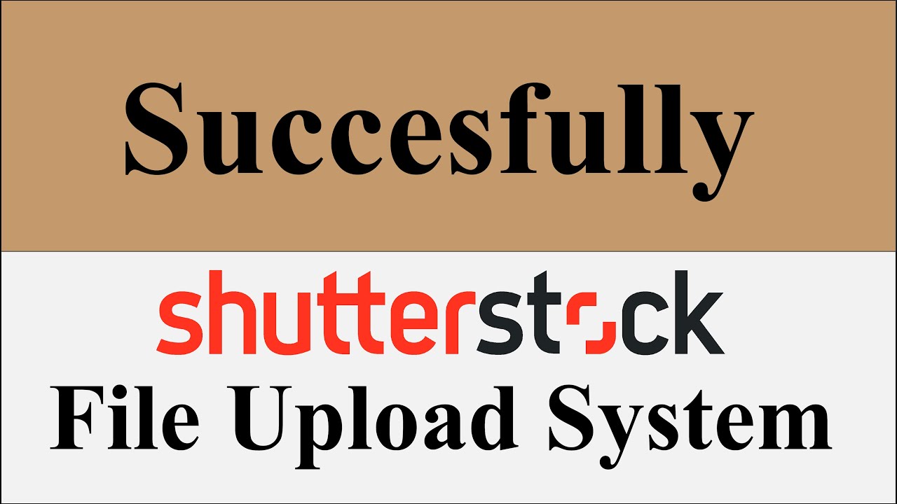 How to Upload File in Shutterstock Successfully (আমি যেভাবে সাটারস্টকে ...