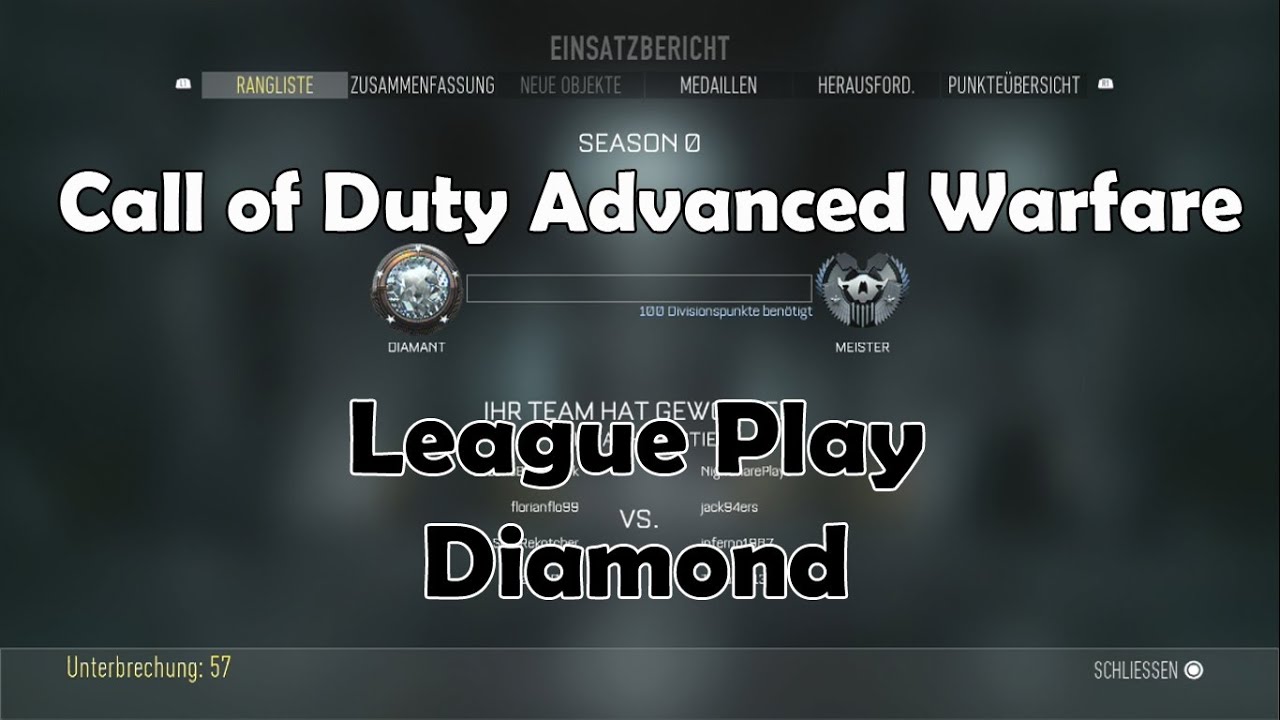 CoD AW - League Play! Diamond Promotion! - YouTube