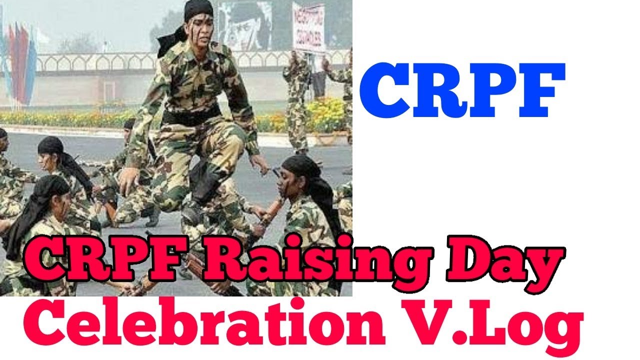 [V.LOG]. Everything is cultural. CRPF Raising day celebration golden ...