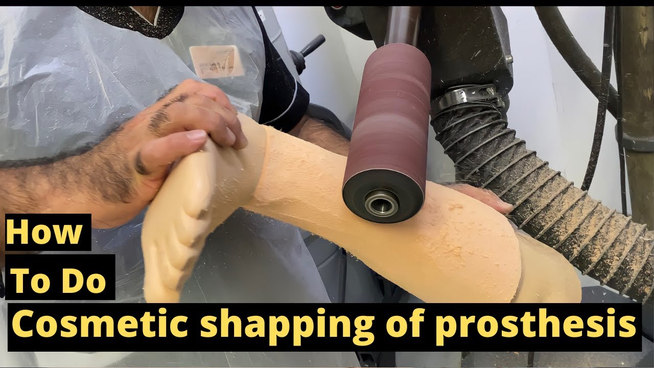 How to do cosmetic foam shaping in BK prosthesis | foam shaping for ...