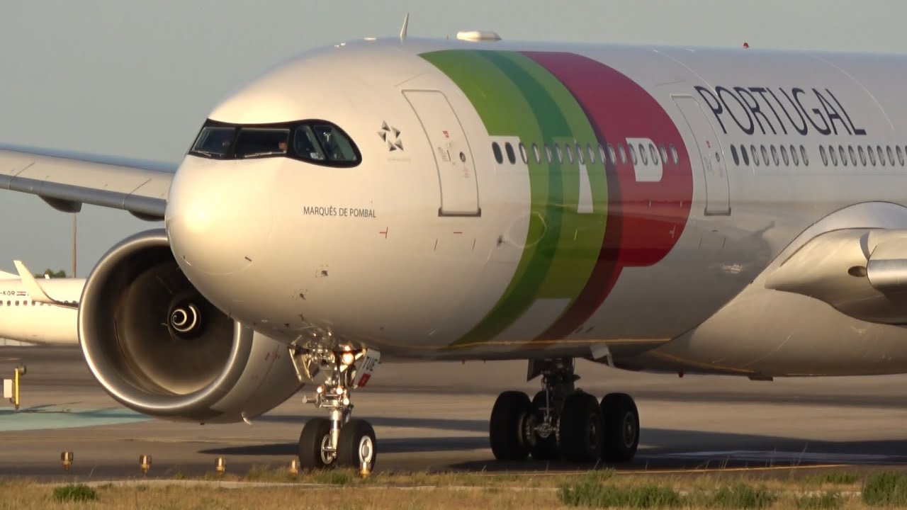 20 MINUTES of UP CLOSE Engine Spool Ups / Lisbon Airport Plane Spotting ...